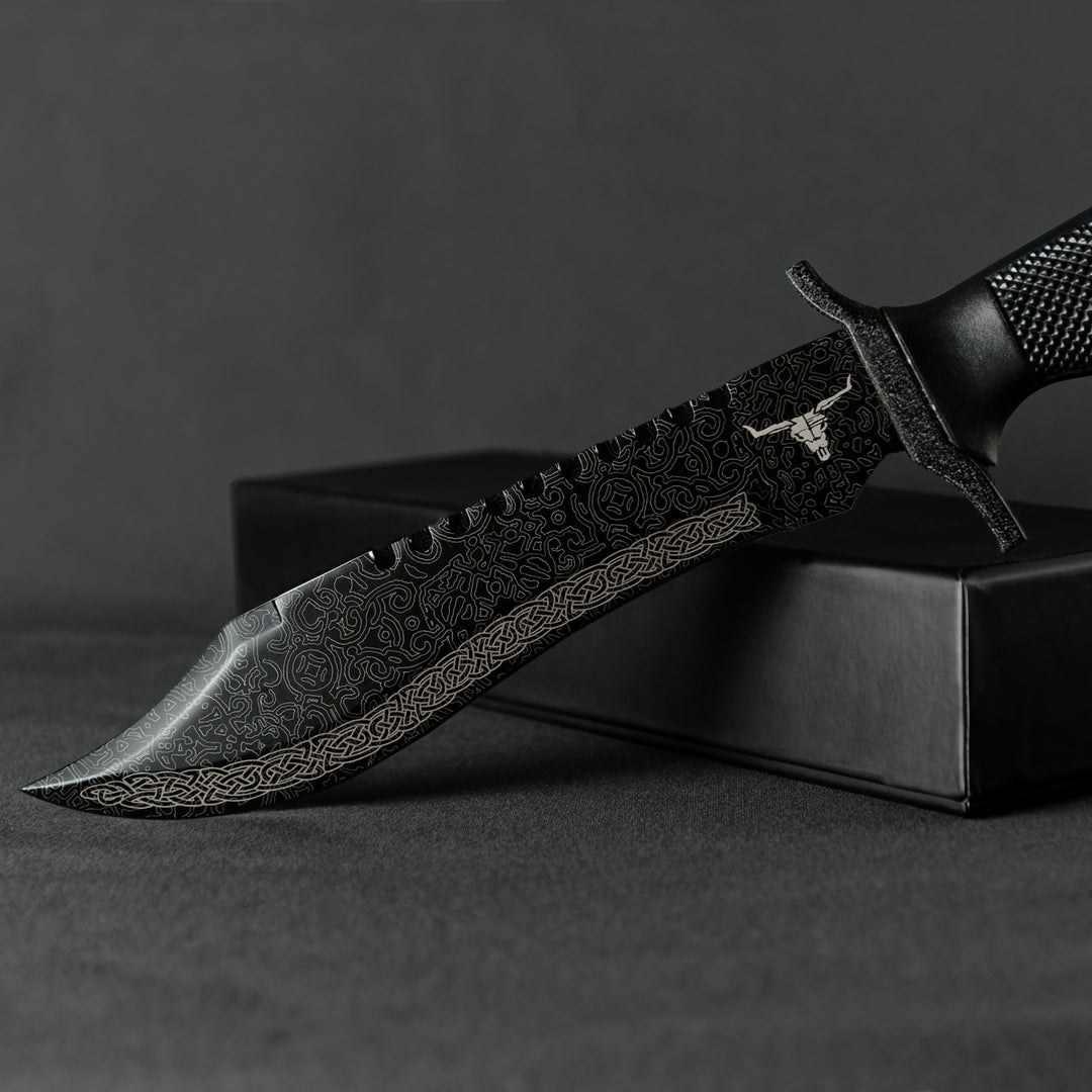 Randomized Hyper Beast© Bowie Knife - Real Video Game Knife Skin ...