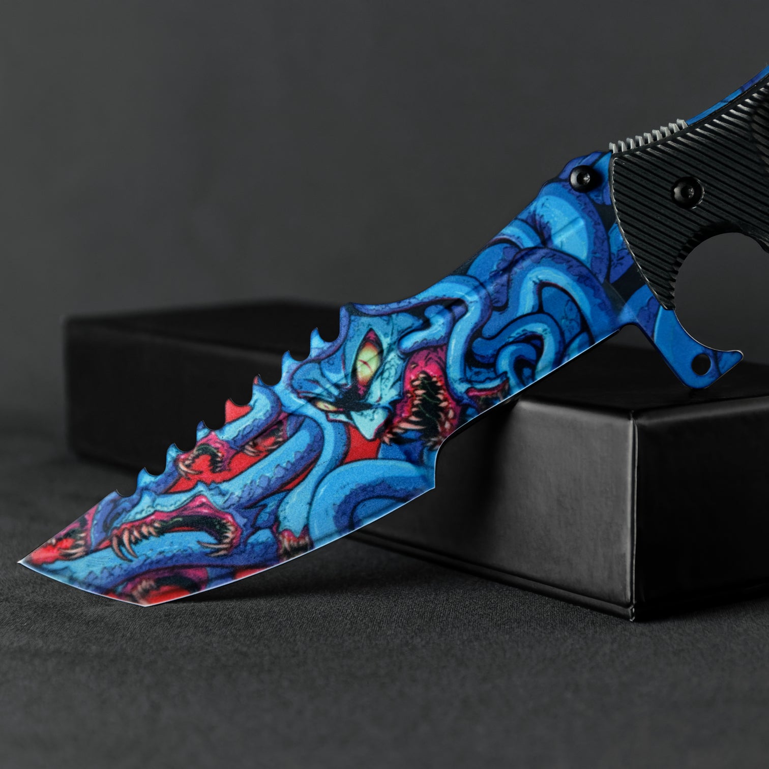 Tiger Tooth Huntsman Knife - Real Video Game Knife Skin - Elemental ...