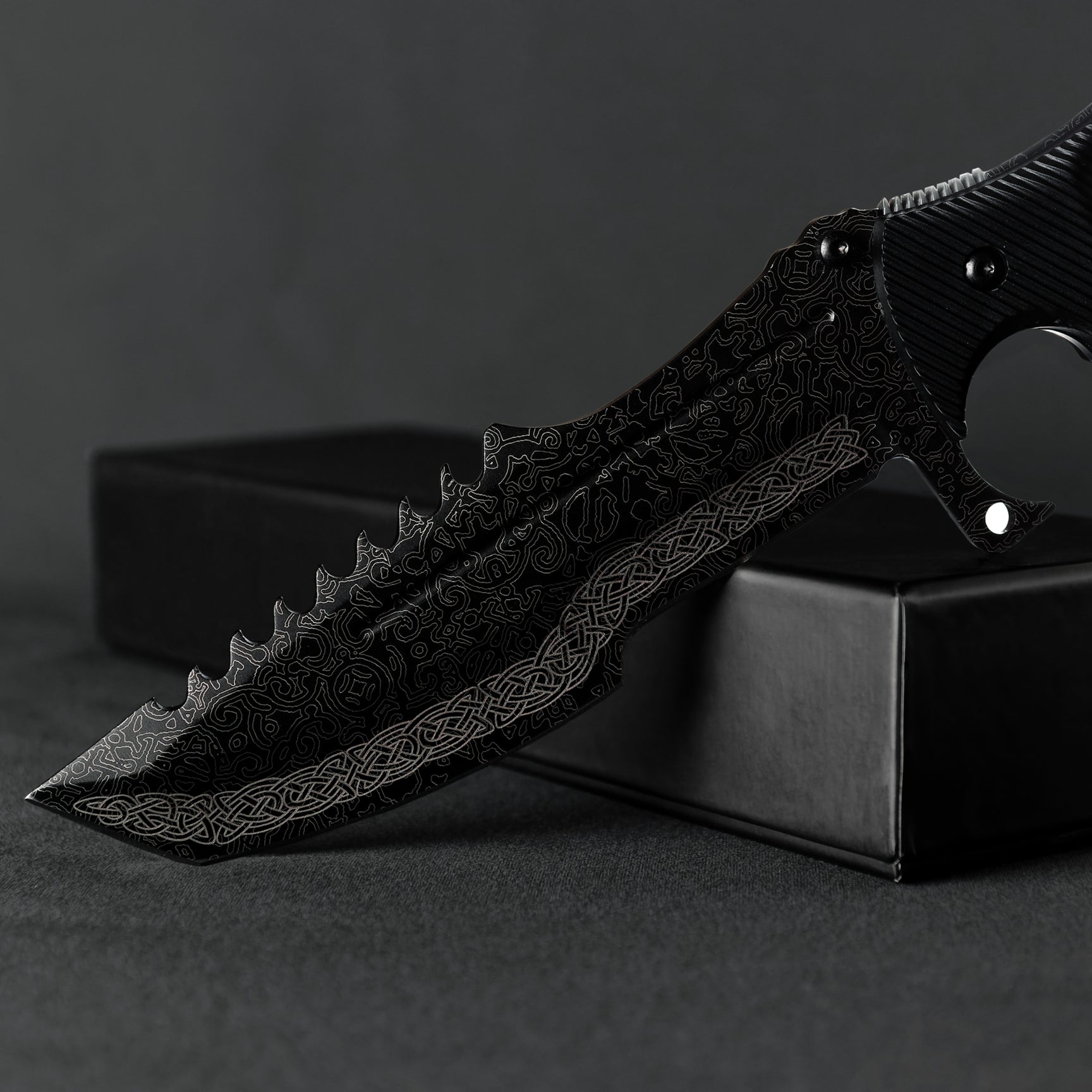 Tiger Tooth Huntsman Knife - Real Video Game Knife Skin - Elemental ...